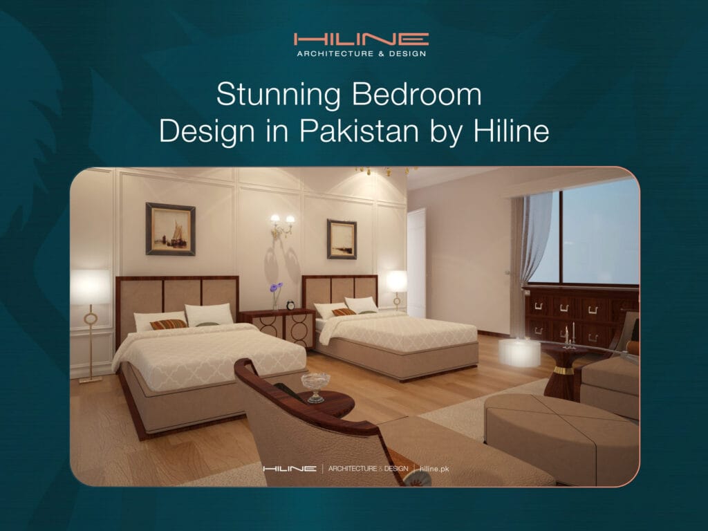 Stunning Bedroom Design in Pakistan by Hiline | Bedroom design